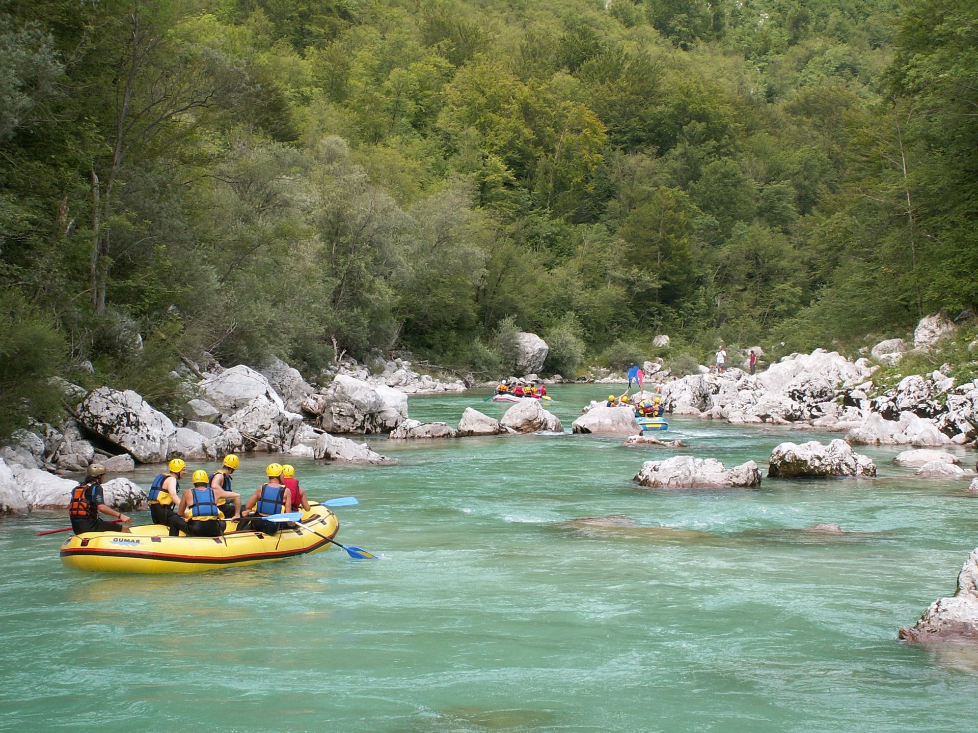 Water rafting Slovenia - Soča river | Nomad2000