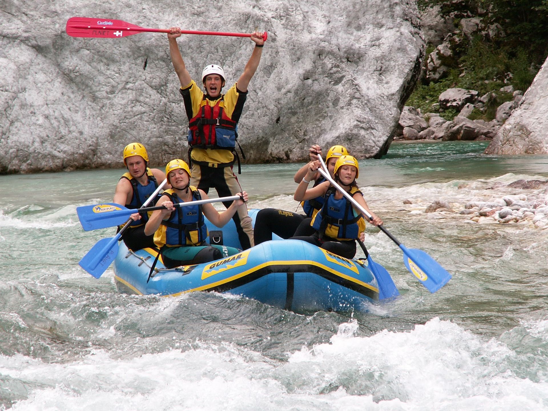Water rafting Slovenia - Soča river | Nomad2000